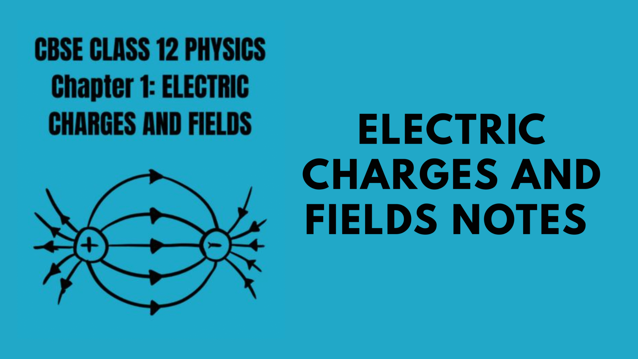 Class 12 Physics: Electric Charges and Fields Notes | Complete Guide ...