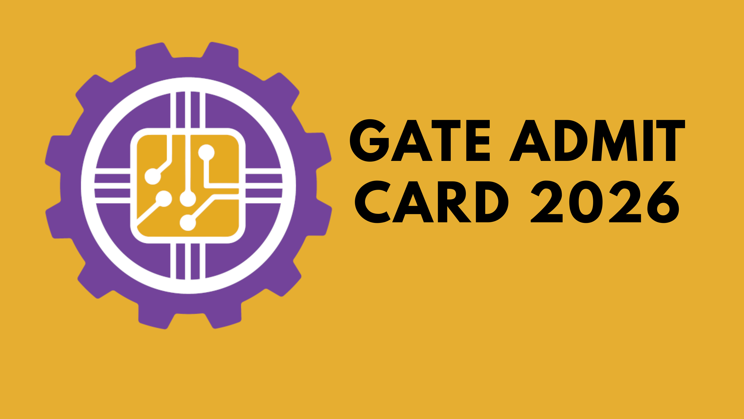 GATE 2026 Exam Date - Target ssc
